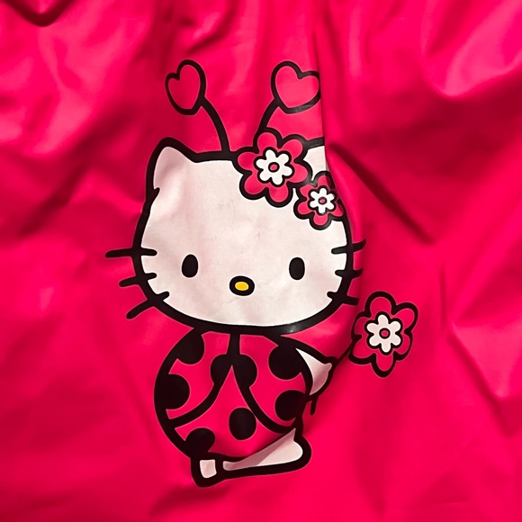 Sanrio | Jackets & Coats | Sanrio Hello Kitty Ladybug Rain Coat | Poshmark